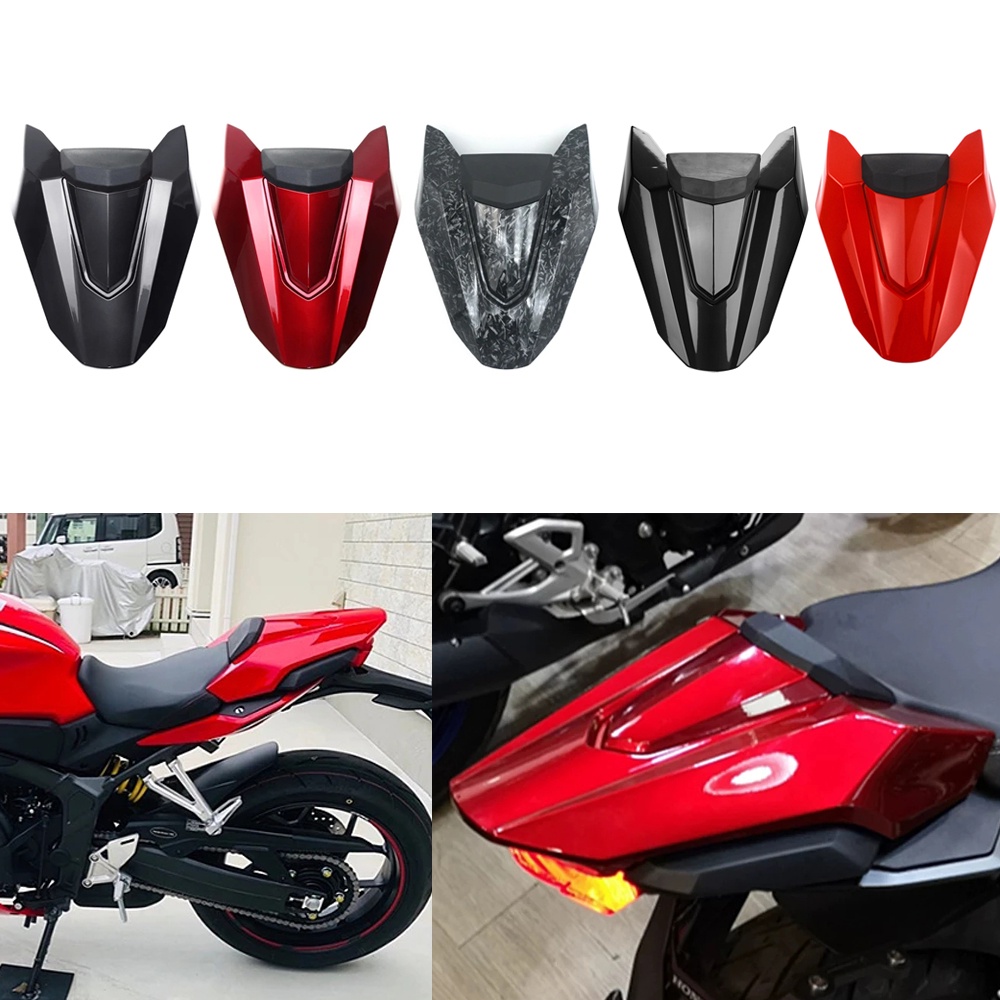 ABS Motorcycle Rear Passenger Pillion Seat Cowl Fairing Accessories For ...