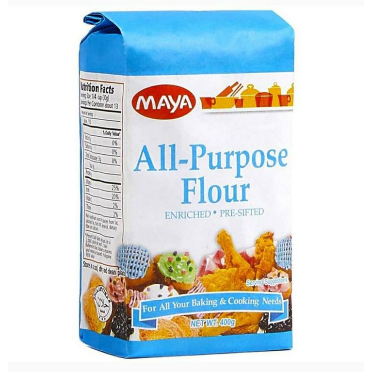 Maya All Purpose Flour 400grams, pres-sifted, for all your baking and ...