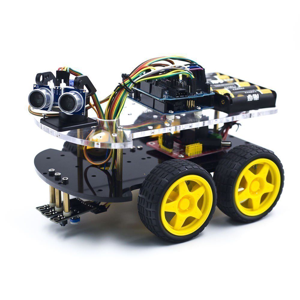 Avoidance Tracking Motor Smart Robot Car Chassis Kit Speed Encoder ...