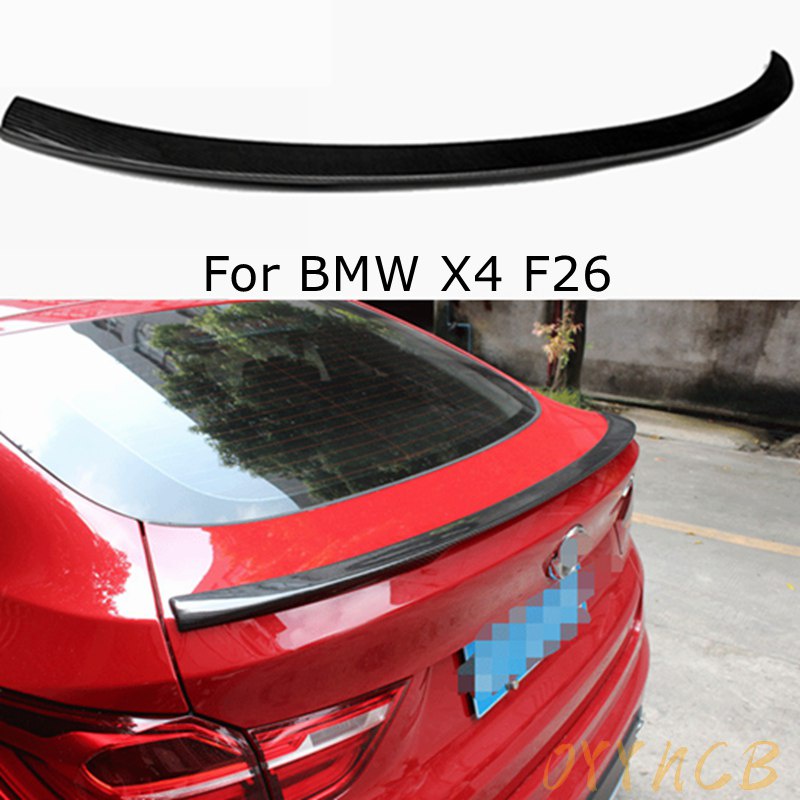 FOR BMW X4 F26 P Style Carbon fiber Rear Spoiler Trunk wing 2013-2018 ...