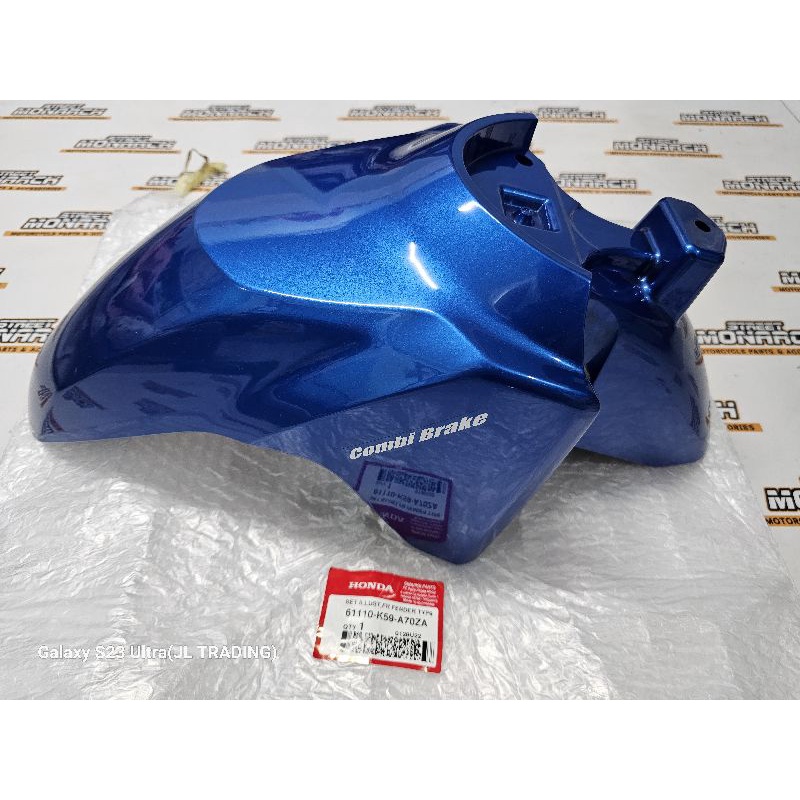 HONDA GENUINE FRONT FENDER (61110-K59-A70) FOR HONDA CLICK V2 125 I AND ...