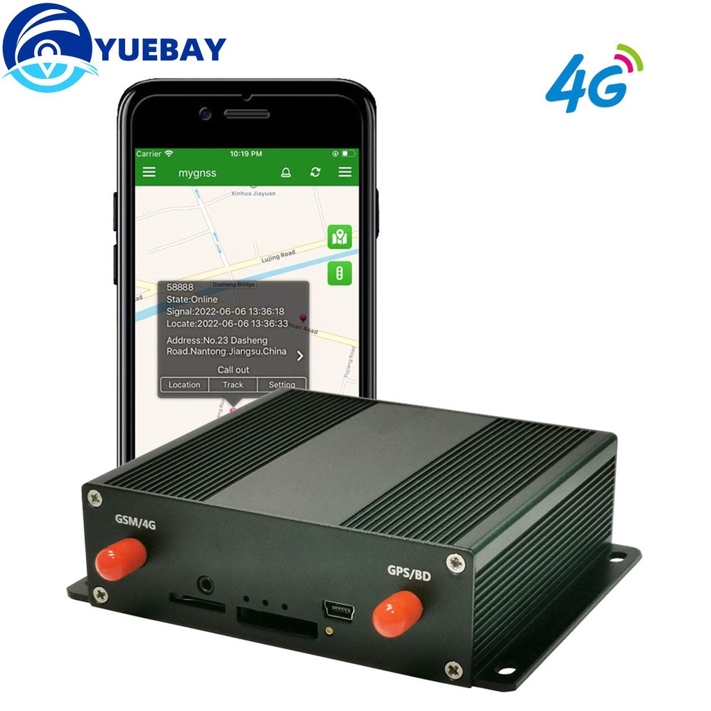 4G Multifunction Vehicle GPS Tracker Support Relay Temperature Door ...