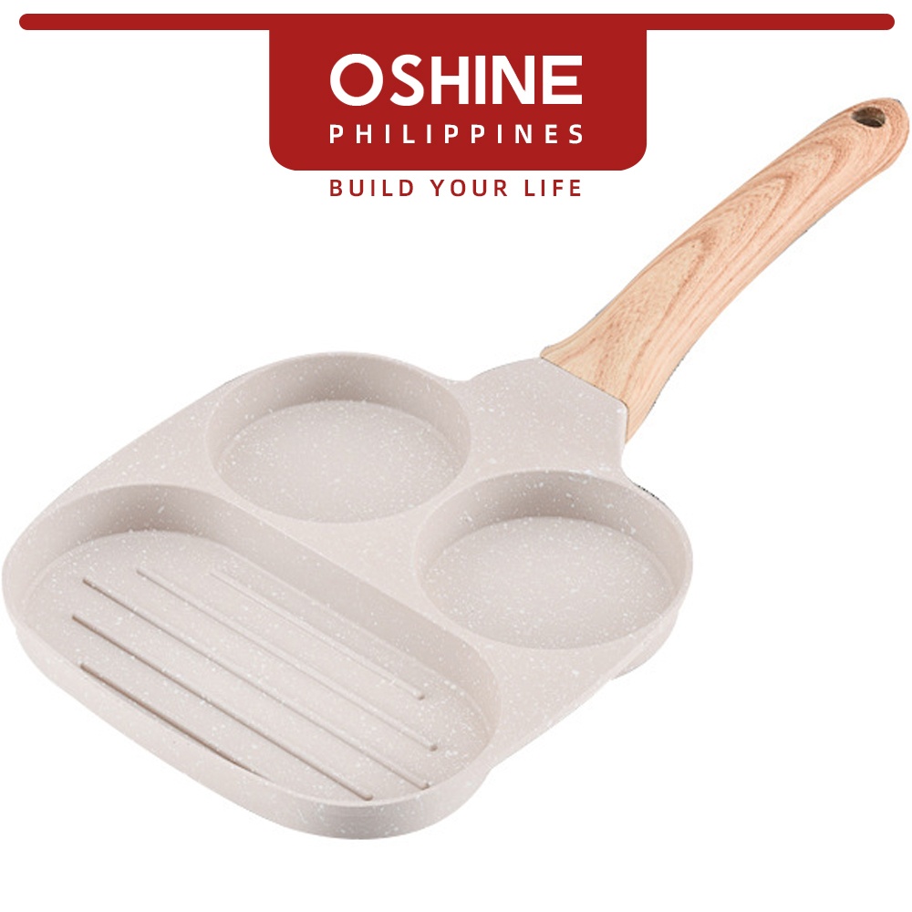 OShine Nonstick Frying Pan Egg 3in1 Multifunctional Kawali Cookware For ...
