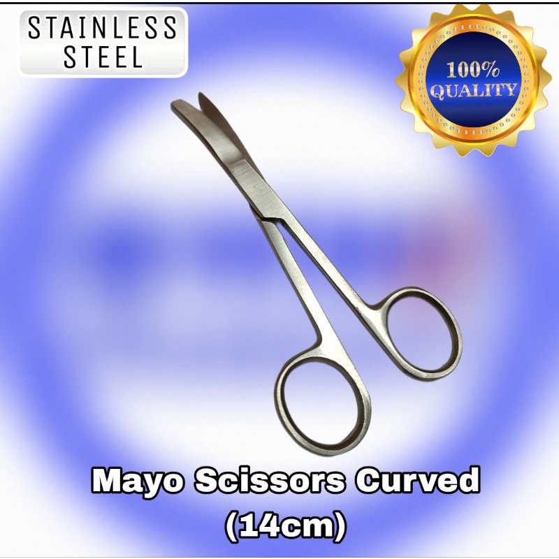 Mayo Scissors Curved 14cm ( Stainless) | Shopee Philippines