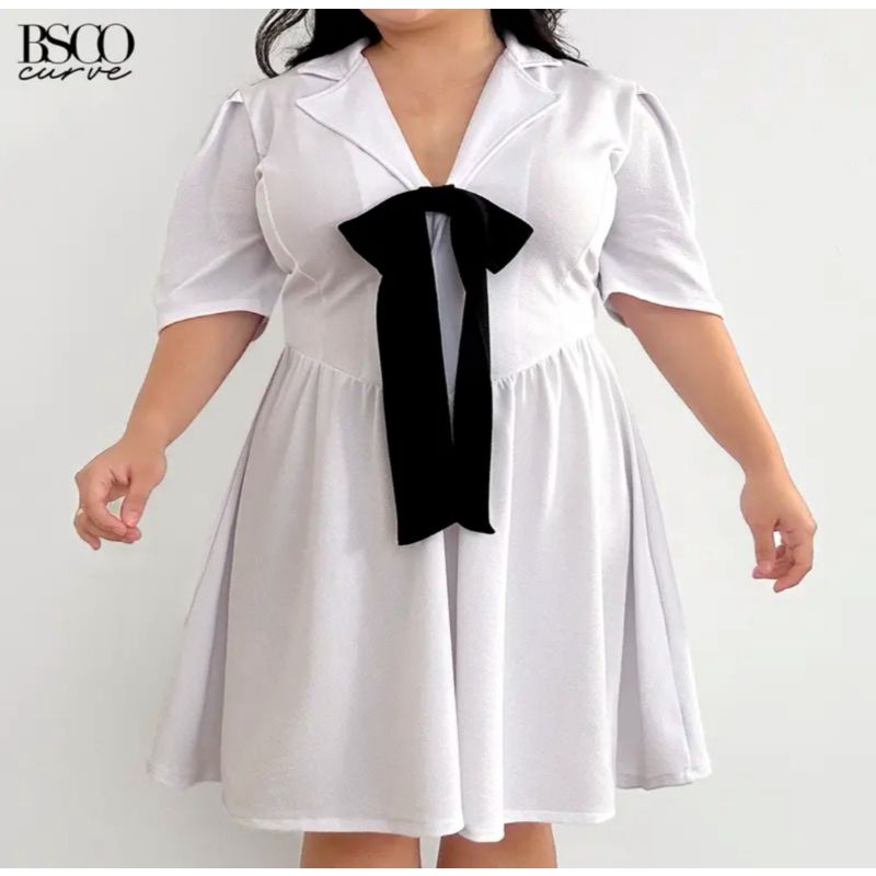 ONHAND PLUS SIZE XL-6XL BSCO CURVE MAEVE KOREAN DRESS! CHUBBY CURVY ...