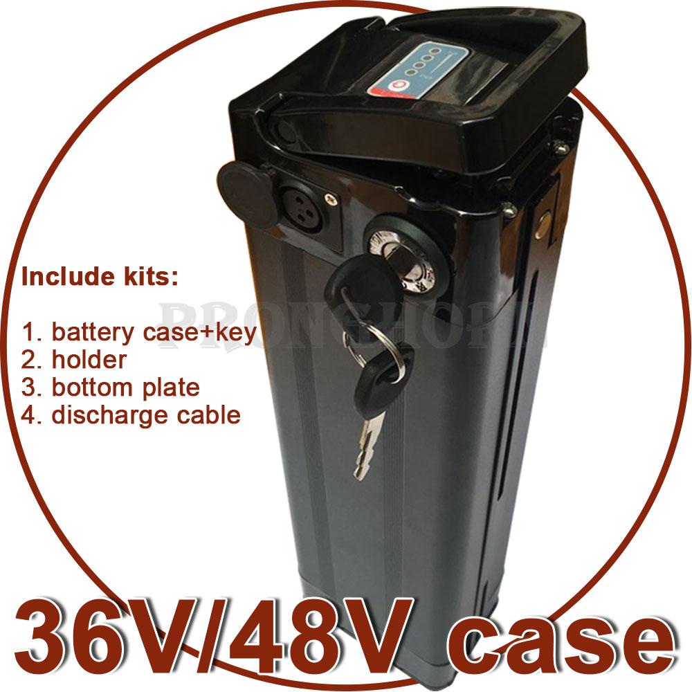 36V / 48V Ebike Battery Case Built-in 18650 cells Lithium Battery 48V ...