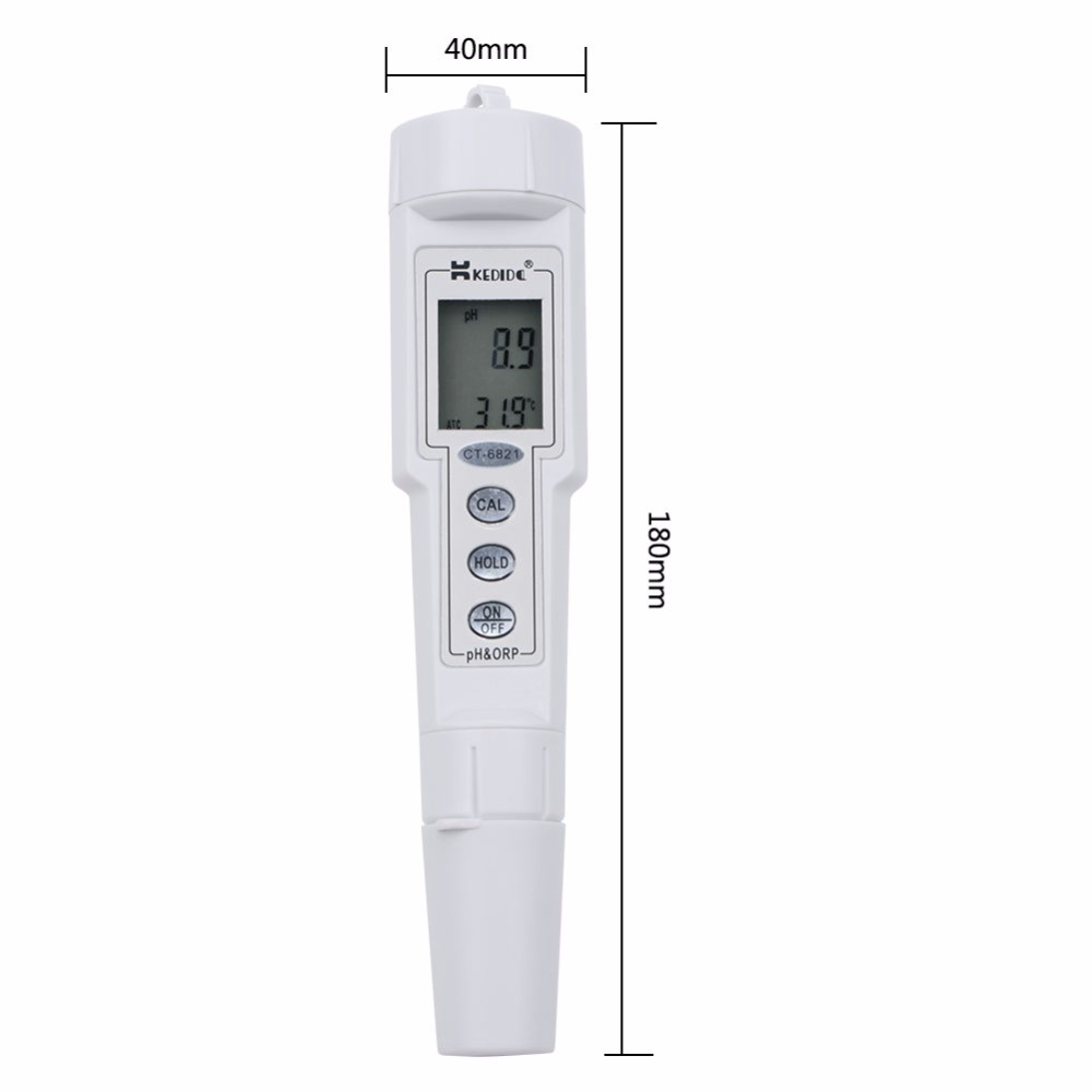 Digital PH Tester ORP Meter 0.0-14.0pH 500mV Oxidation Reduction ...
