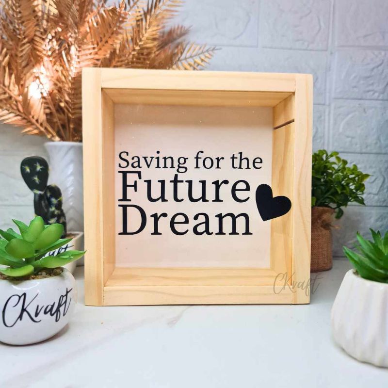 SAVING FOR THE FUTURE DREAM | [REUSABLE] WOODEN ALKANSYA WITH IPON ...