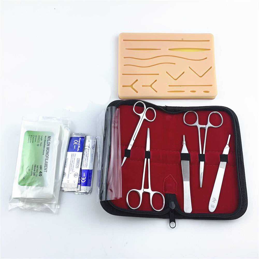 Surgical Suture Training Kit Skin Suture Practice Training Pad Needle ...