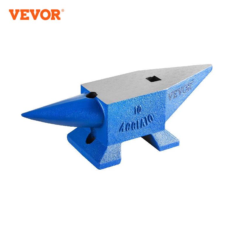 VEVOR Single Round Horn Anvil Cast Steel Block Blacksmith Bench Tool 10 ...
