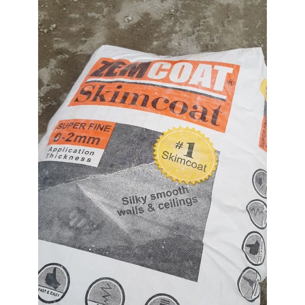 ZEMCOAT Skimcoat (per kilo) | Shopee Philippines