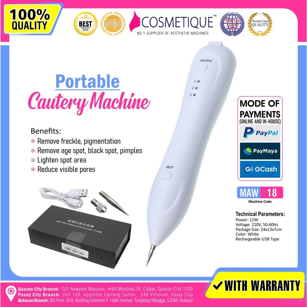 Cautery For Warts Removal And Skin Tags Handy Portable Machine Cautery ...