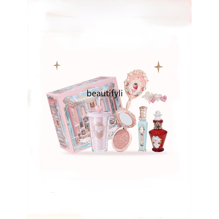 Flower Know Strawberry Rococo Lip Lacquer Blush Powder Eye Shadow ...