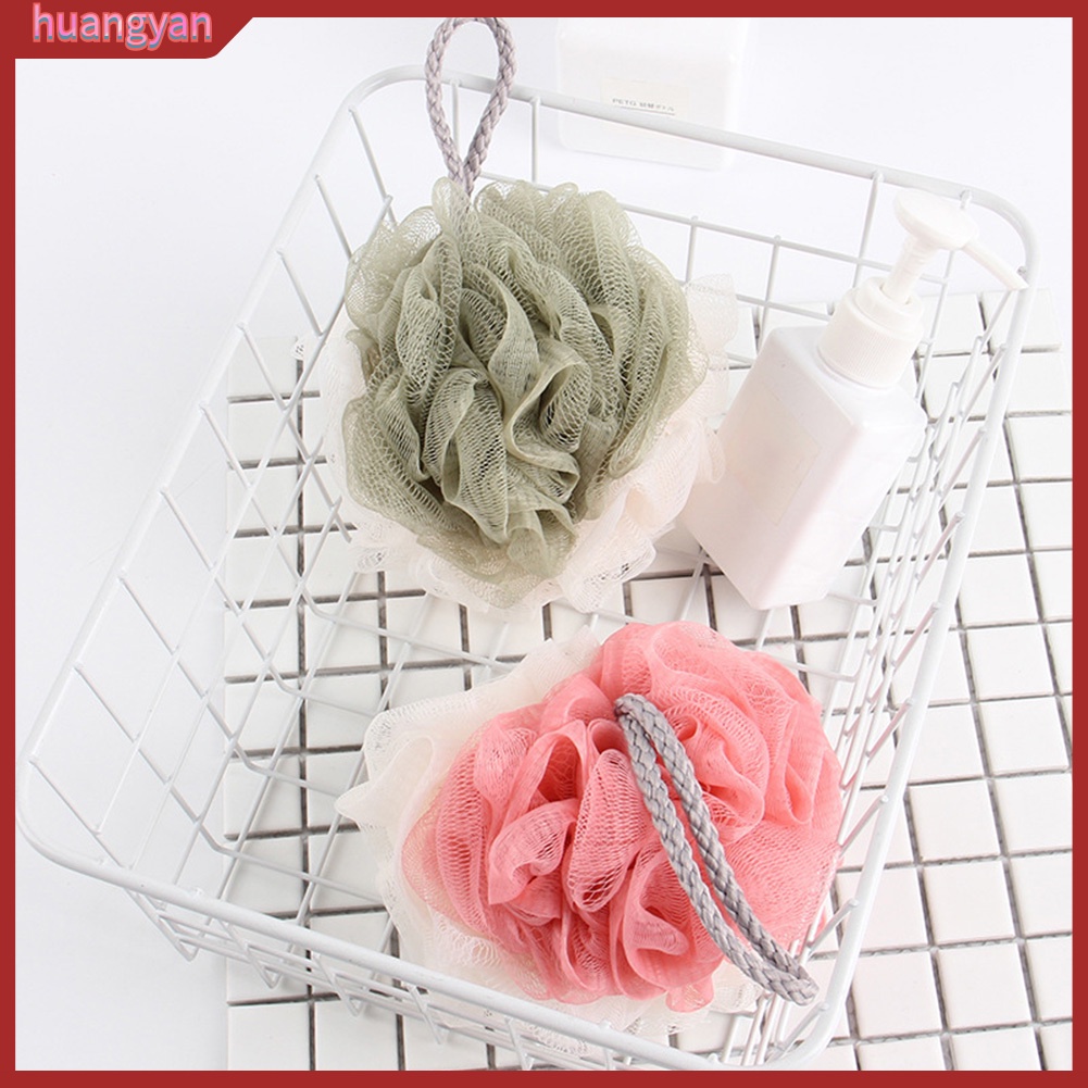 HY| Large Soft Scrubbing Body Bath Ball Sponge Shower Loofah Cleaning ...