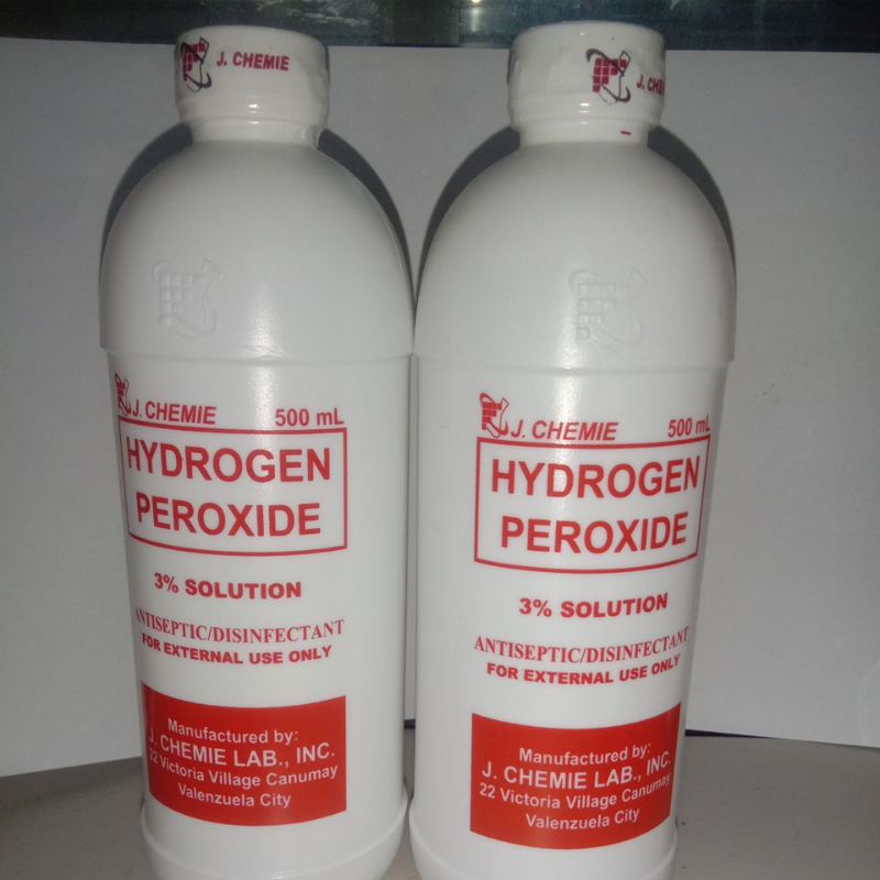 HYDROGEN PEROXIDE 500ml (J.cheime) | Shopee Philippines