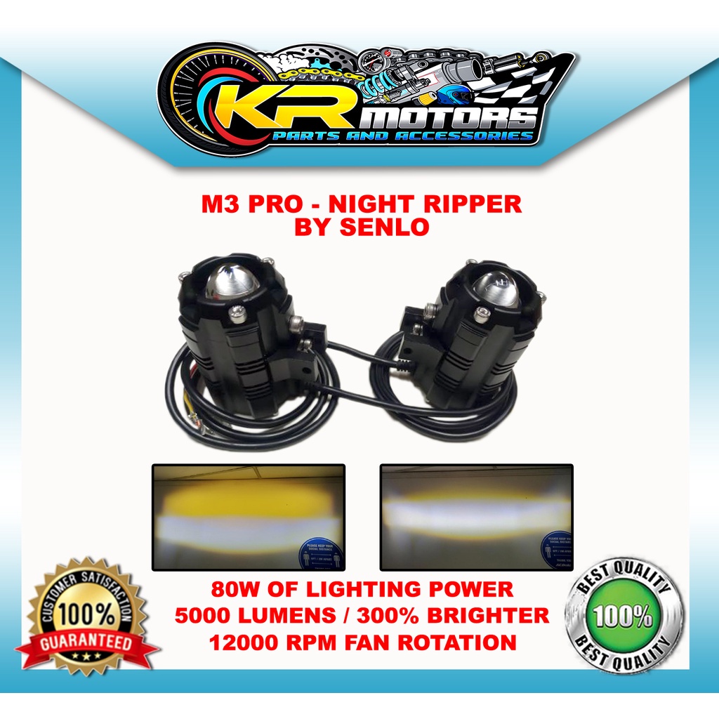 Mini Driving Light M3 Pro 50W (NIGHT RIPPER W/ AND W/O BALLAST) - SENLO ...