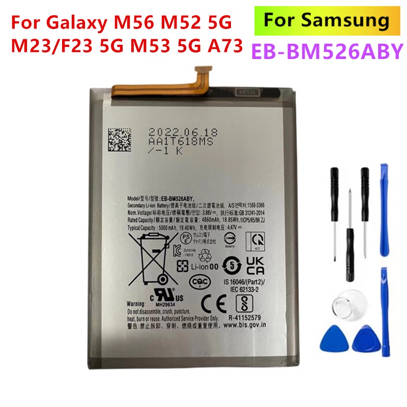 For Samsung Original Battery EB-BM526ABY For Samsung Galaxy M56 M52 5G ...