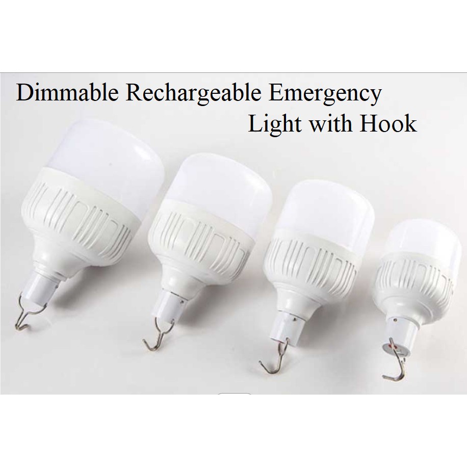 Wireless Dimmable Emergency Light Rechargeable Led Light Bulb Portable ...