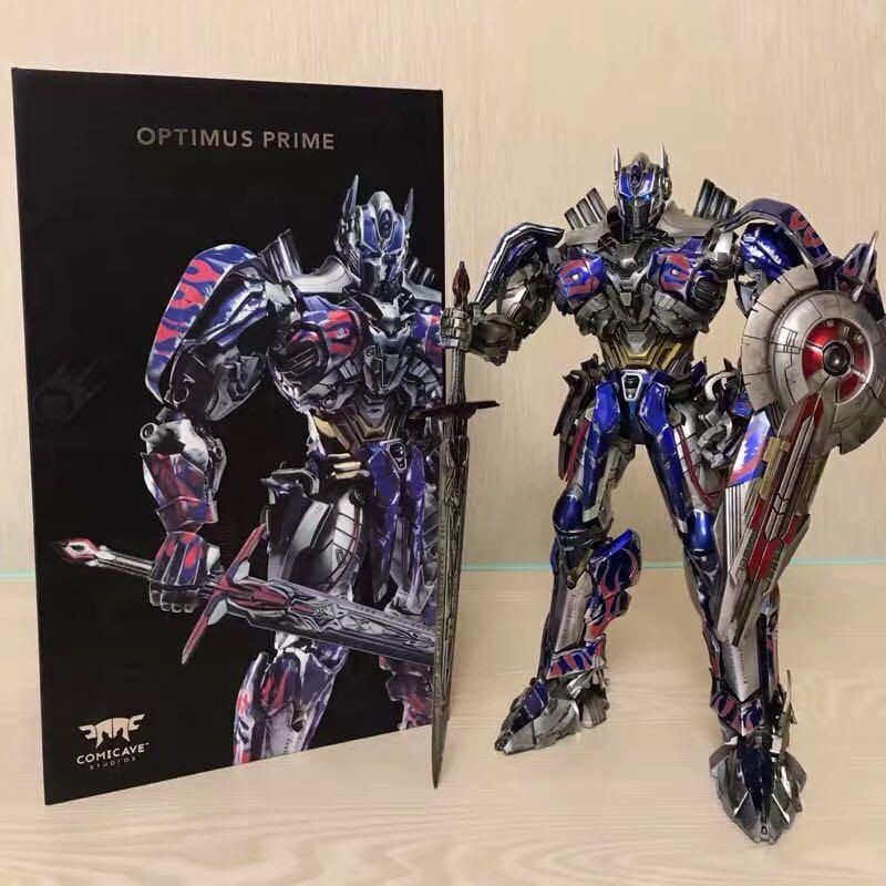 BIG OFFER39CM TRANSFORMER ORIGINAL COMICAVE STUDIO OPTIMUS PRIME METAL ...