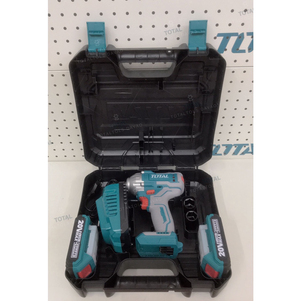TOTAL CORDLESS IMPACT WRENCH w/case TIWLI2038 | Shopee Philippines