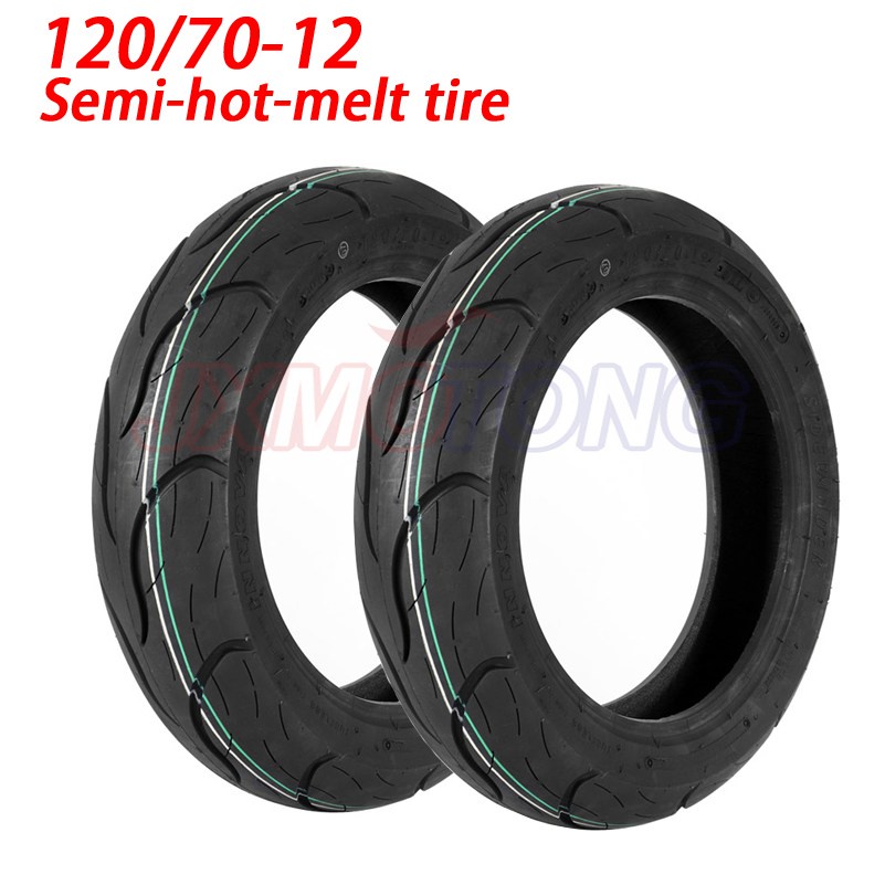 120/70-12 12 inch semi-hot melt tire motorcycle tire tubeless tire For ...