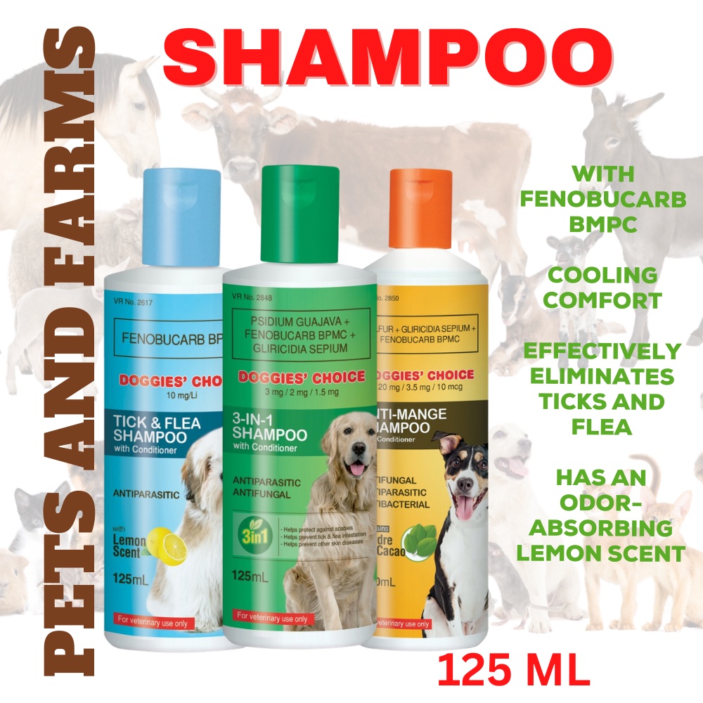 DOGGIES CHOICE SHAMPOO 125 ML BOTTLE | Shopee Philippines