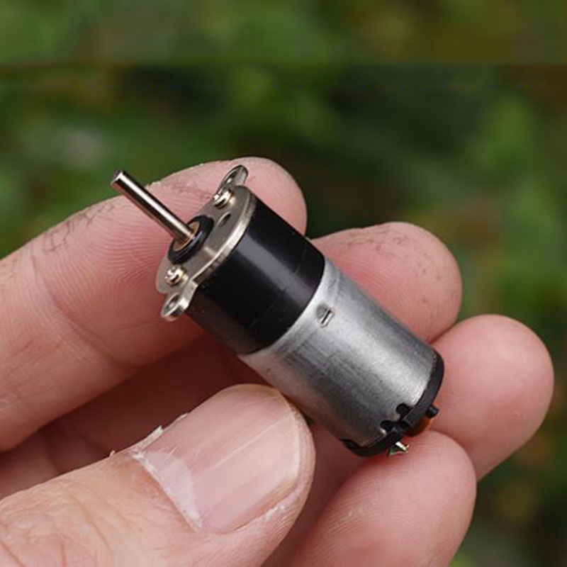 Precision Mini 15mm Round Gear Motor DC 6V-12V 42RPM Slow Speed Large ...