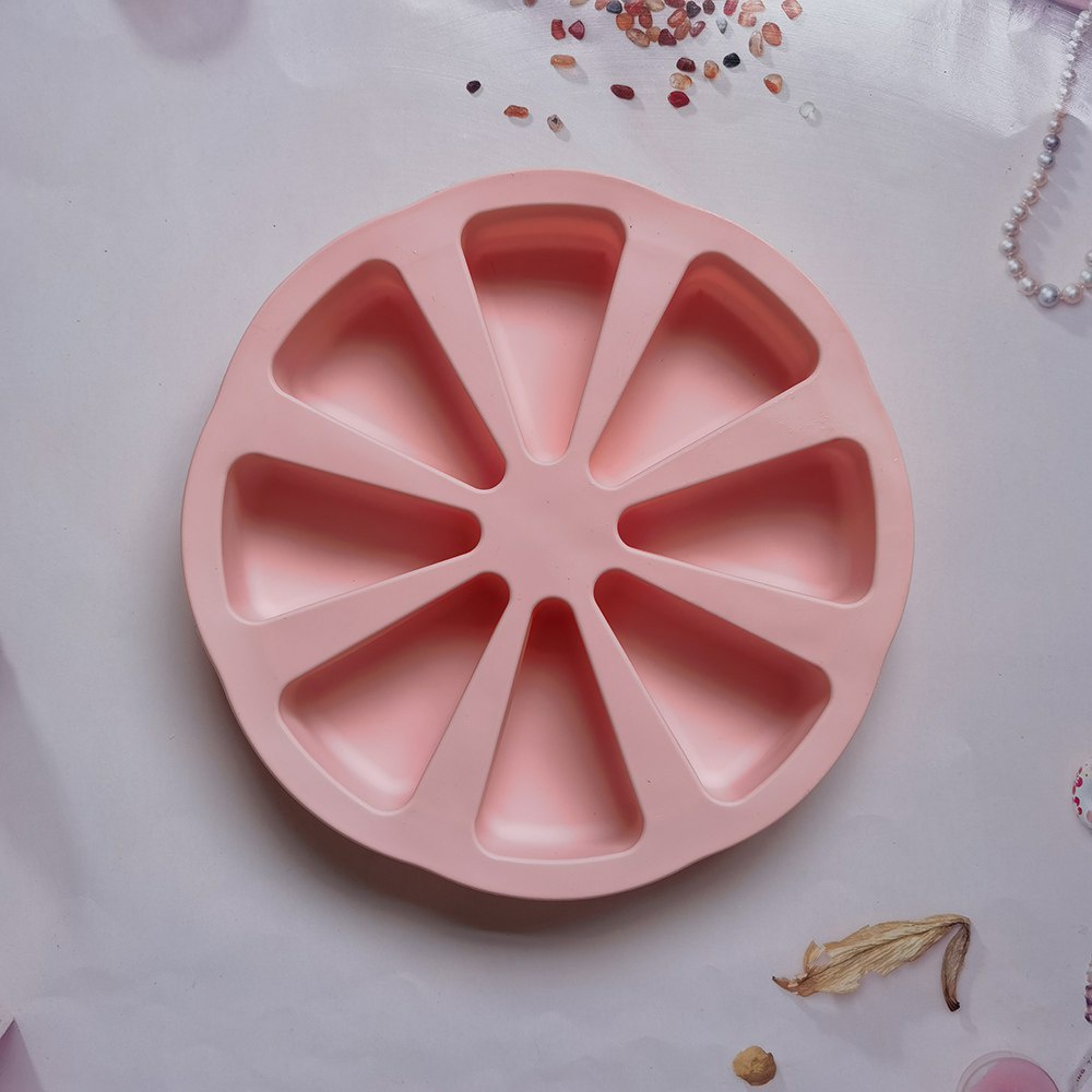 Triangle Baking Mold 8 Silicone Patisserie Portion Cake Moule Gateaux ...