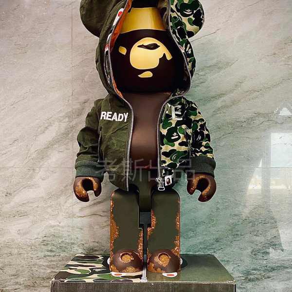 Bear brick readymade bape Bear King Violent Bear 1,000% Large Ornaments ...
