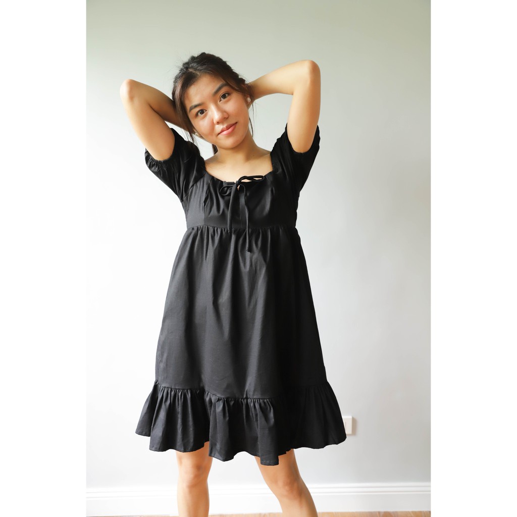 ♗Hey Riley Anya Dress (Black) | Shopee Philippines