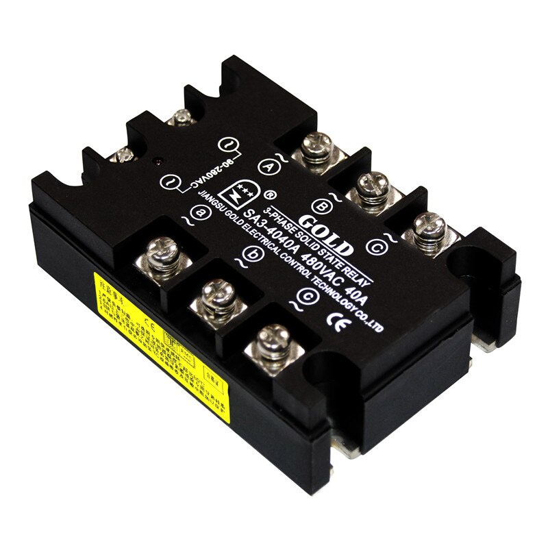 Sa34040d Ssr3 40da 3phase Ssr 40a Ssr 40a Three Phase Dc To Ac Solid