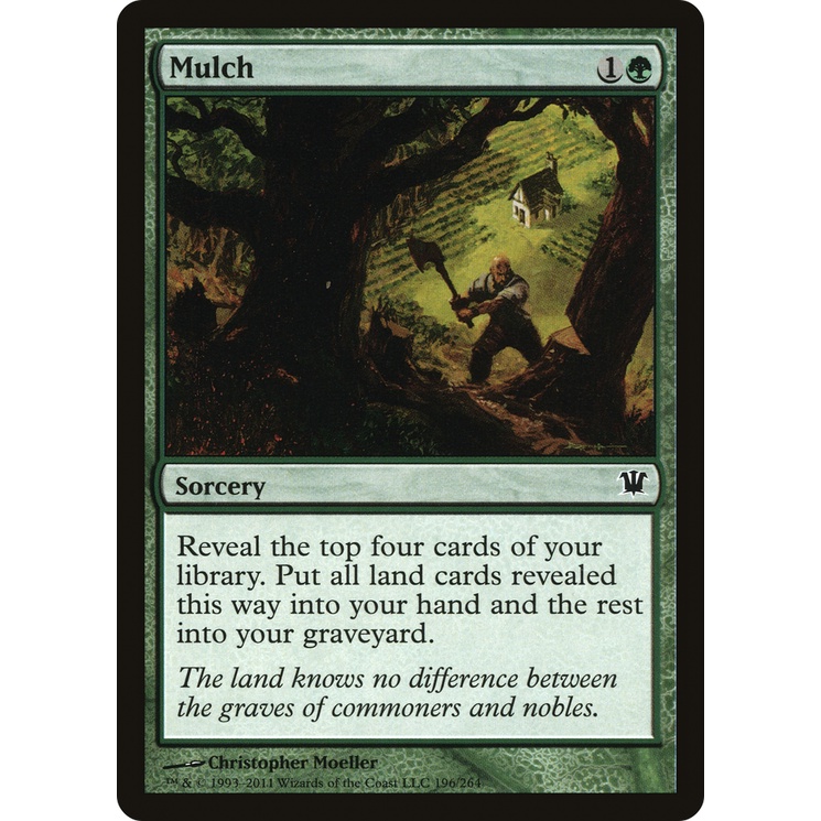 Mulch Isd 196 Mp Magic The Gathering Mtg Shopee Philippines