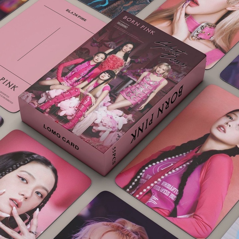 55pcs/set BLACK-PINK Lomo Cards Summer Diary Photocards Lisa Jisoo Rose ...