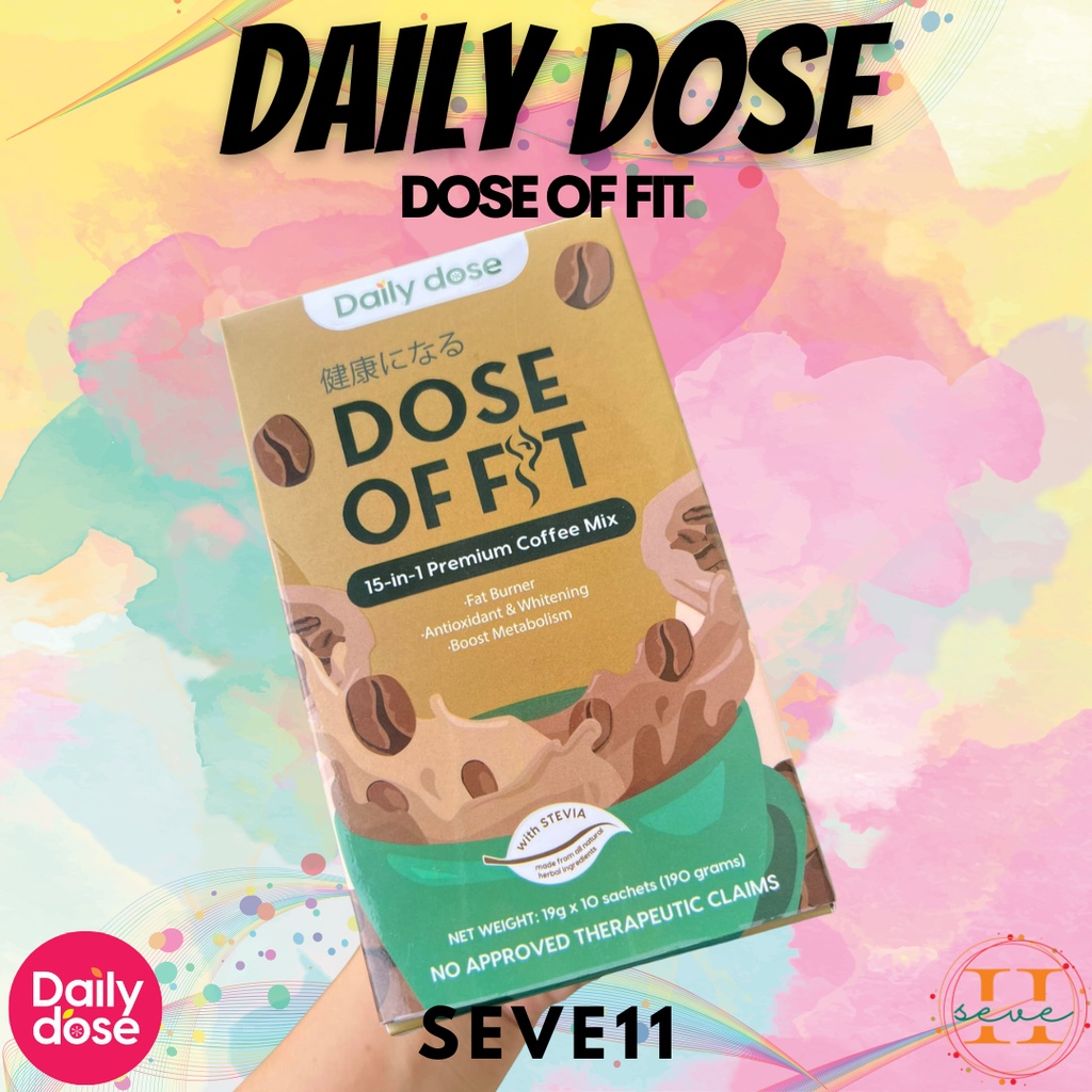 Daily Dose - Dose of Fit 15-in-1 Premium Coffee Mix, antioxidant ...