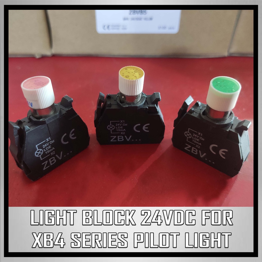 LIGHT BLOCK LED 24VDC/220VAC FOR XB4 SERIES SCHNEIDER PILOT LIGHT ...