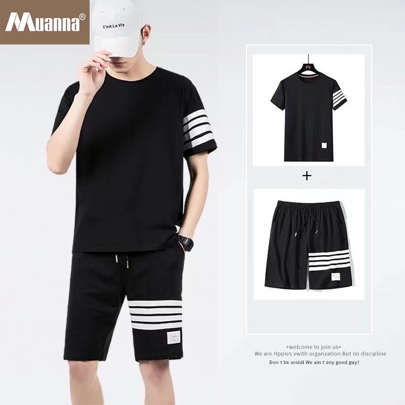 Simple Leisure and Comfortable Sports Terno For men T-shirt & Short ...