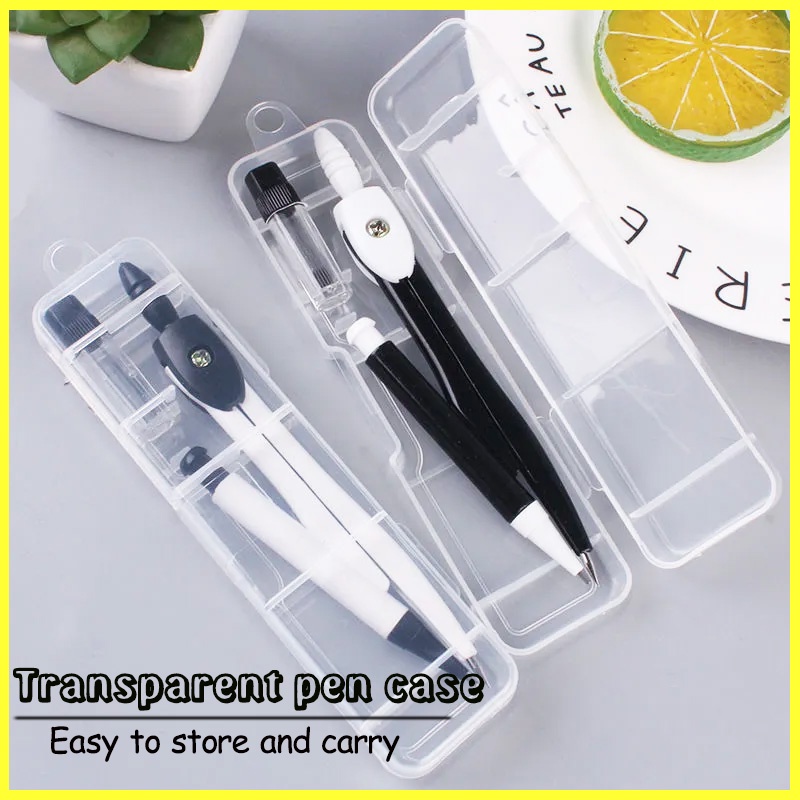 Compass with Pencil Lead Box School Students Drafting Draw Circle ...