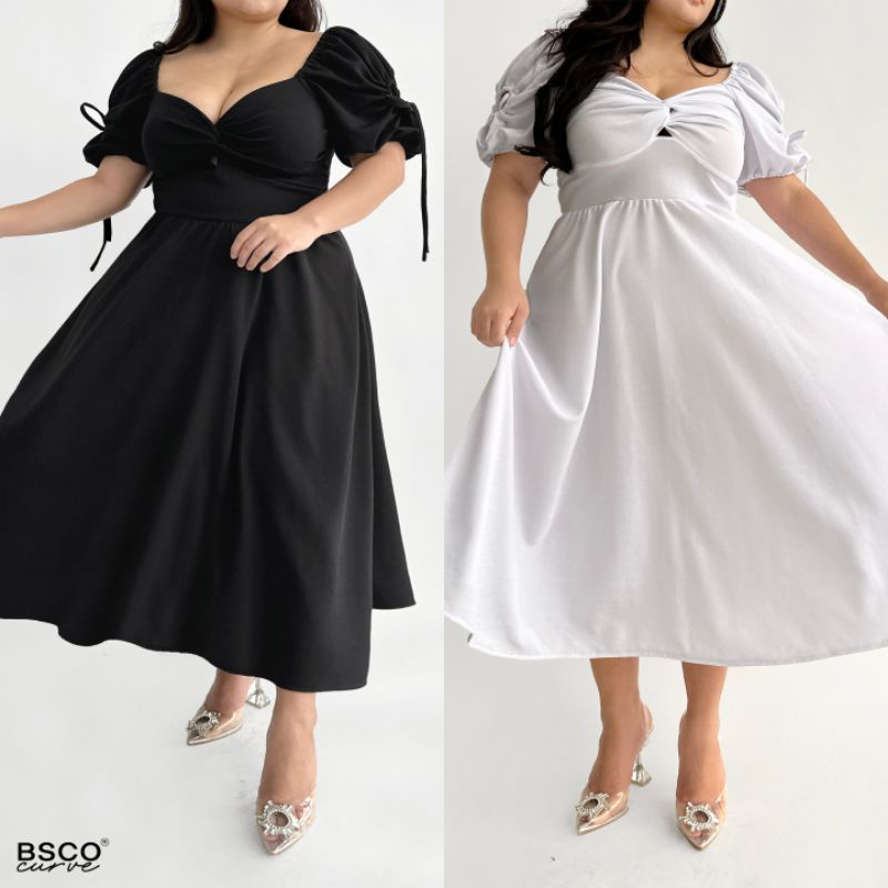 ONHAND BSCO CURVE PLUS SIZE XL-6XL KEIKO KOREAN STYLE LONG DRESS ...