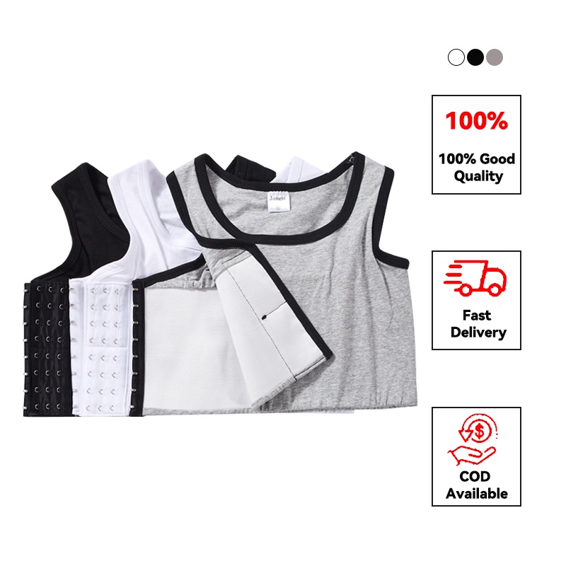 Breathable Chest Binder With Bandage Super Tight Side Buckle Breast