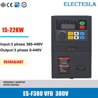 15KW 22KW VFD 380V With IGBT Heavy Duty Converter VFD Spindle Motor Variable Frequency Drive ...