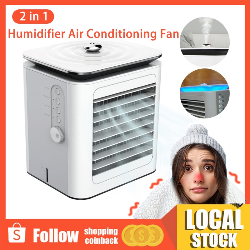 Air Conditioner Fan Portable Mini Air Cooler Aircon with Humidifier ...