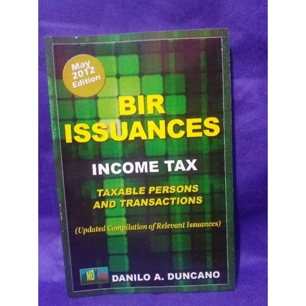 BIR ISSUANCES INCOME TAX | Shopee Philippines