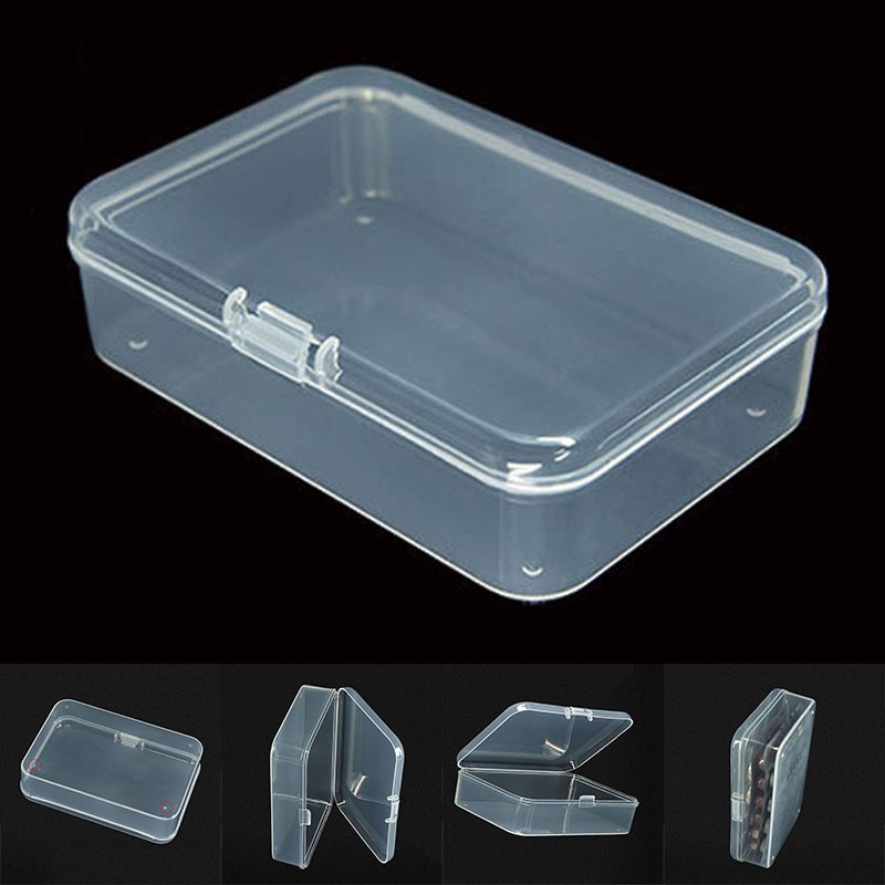 Multi-size Plastic Clear Jewelry Storage Boxes / Travel Jewelry Storage ...