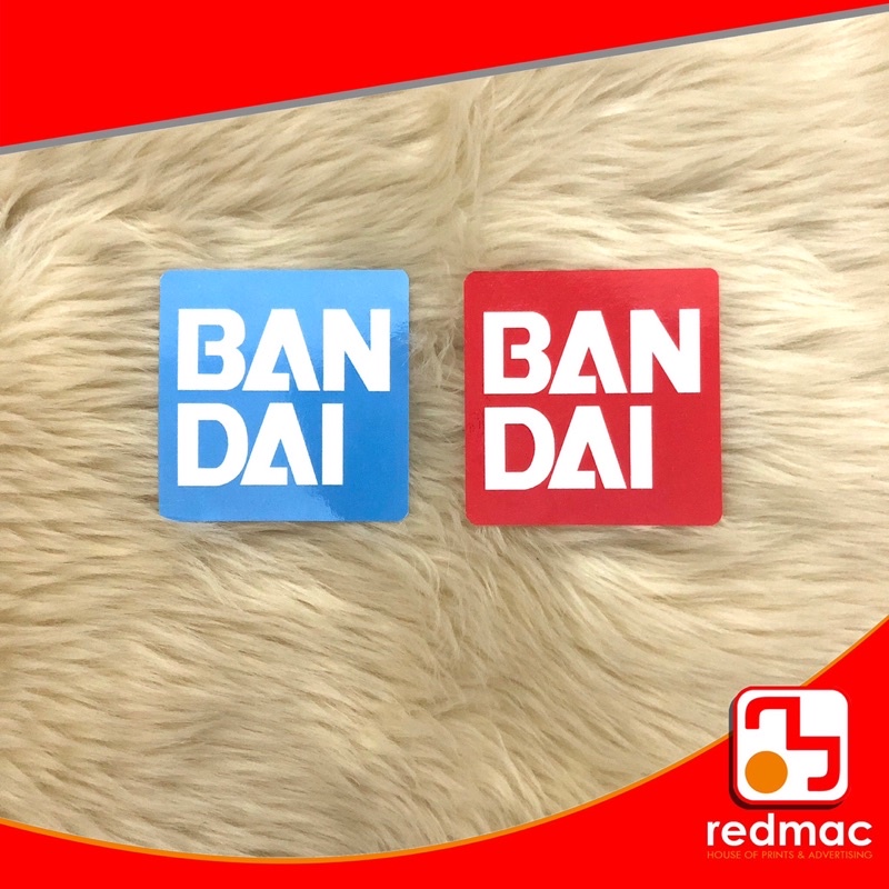 BANDAI Logo Sticker Laminated Vinyl Sticker | Shopee Philippines