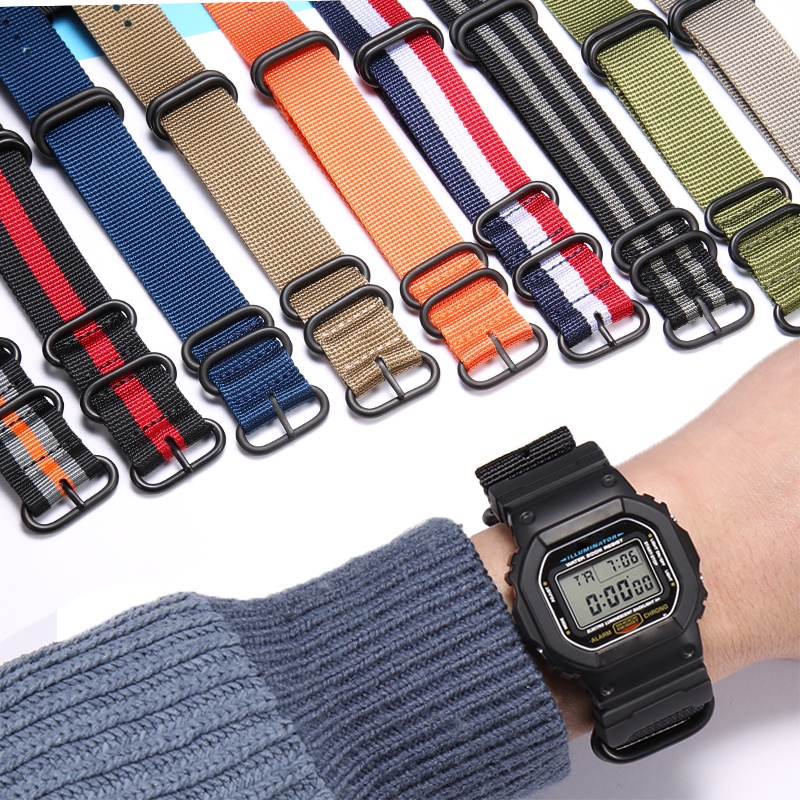 Nylon Conversion Strap Adapter Suitable for Casio G-Shock 16mmies ...
