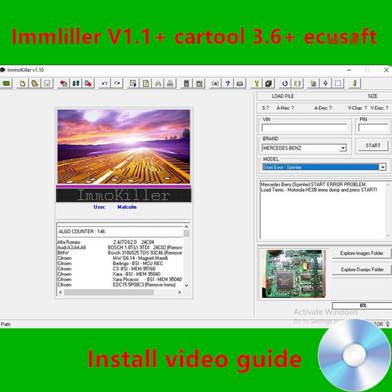 setm Newest Immo Off Software v1.1 Immo Killer v1.1 Software Programmer ...