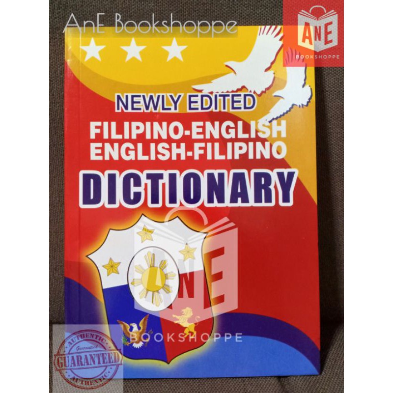 AUTHENTIC NEWLY EDITED FILIPINO-ENGLISH/ ENGLISH-FILIPINO DICTIONARY ...
