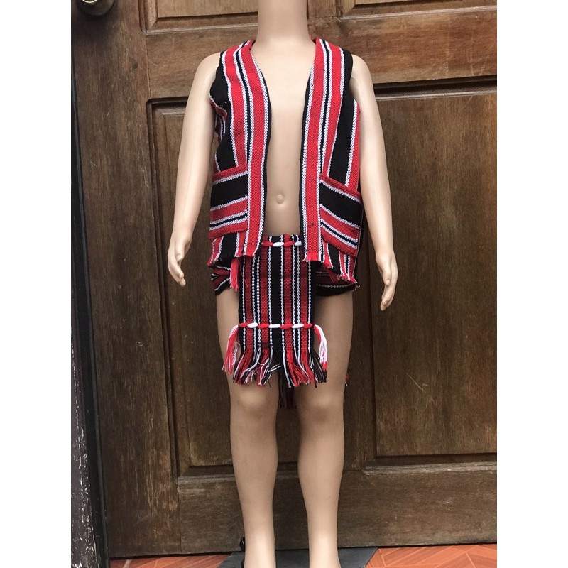 Cordilleran Igorot Ibaloi Ifugao Attire for kids with headwear | Shopee ...