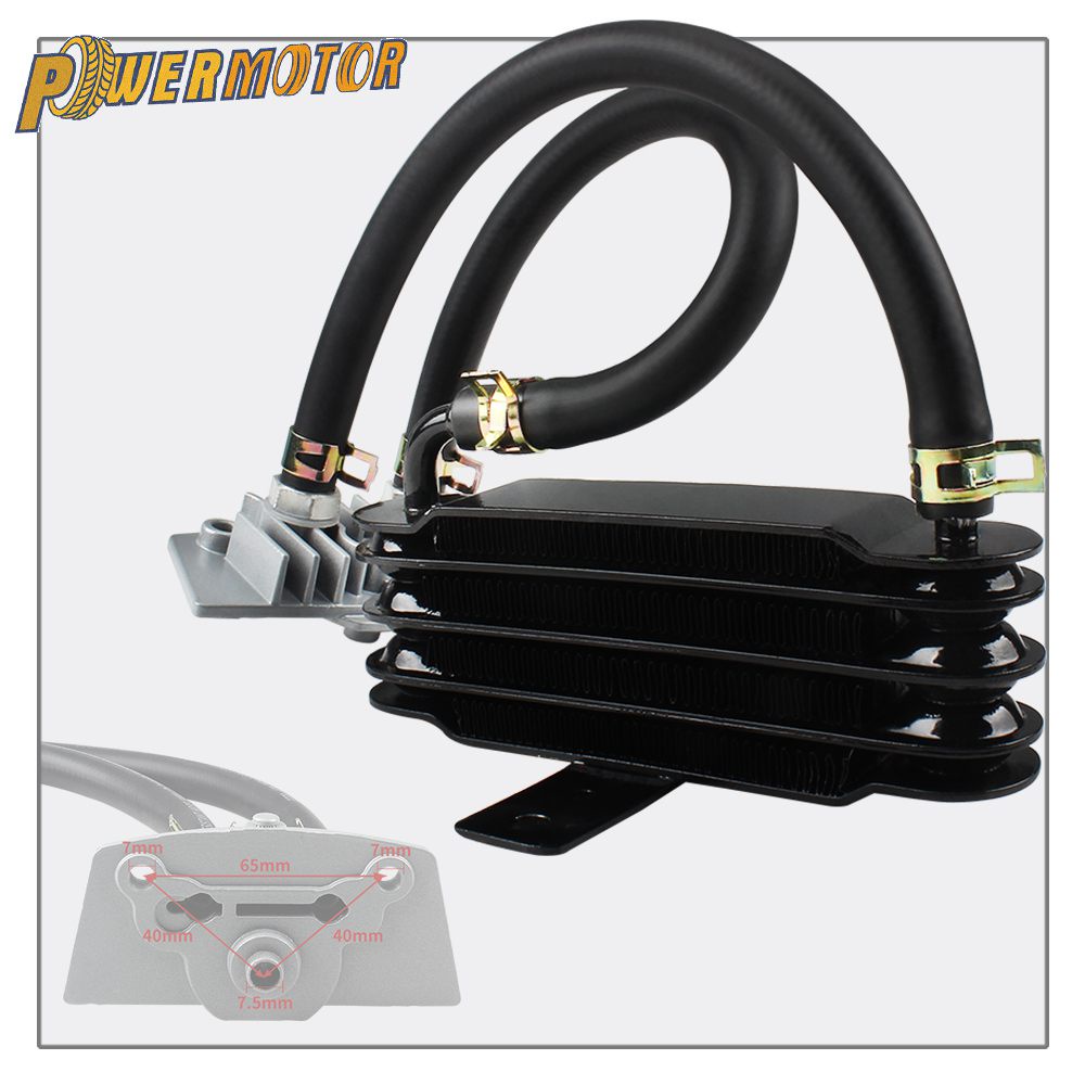 Oil Cooler Radiator Motorcycle Universal Accessories Engine Cooling ...