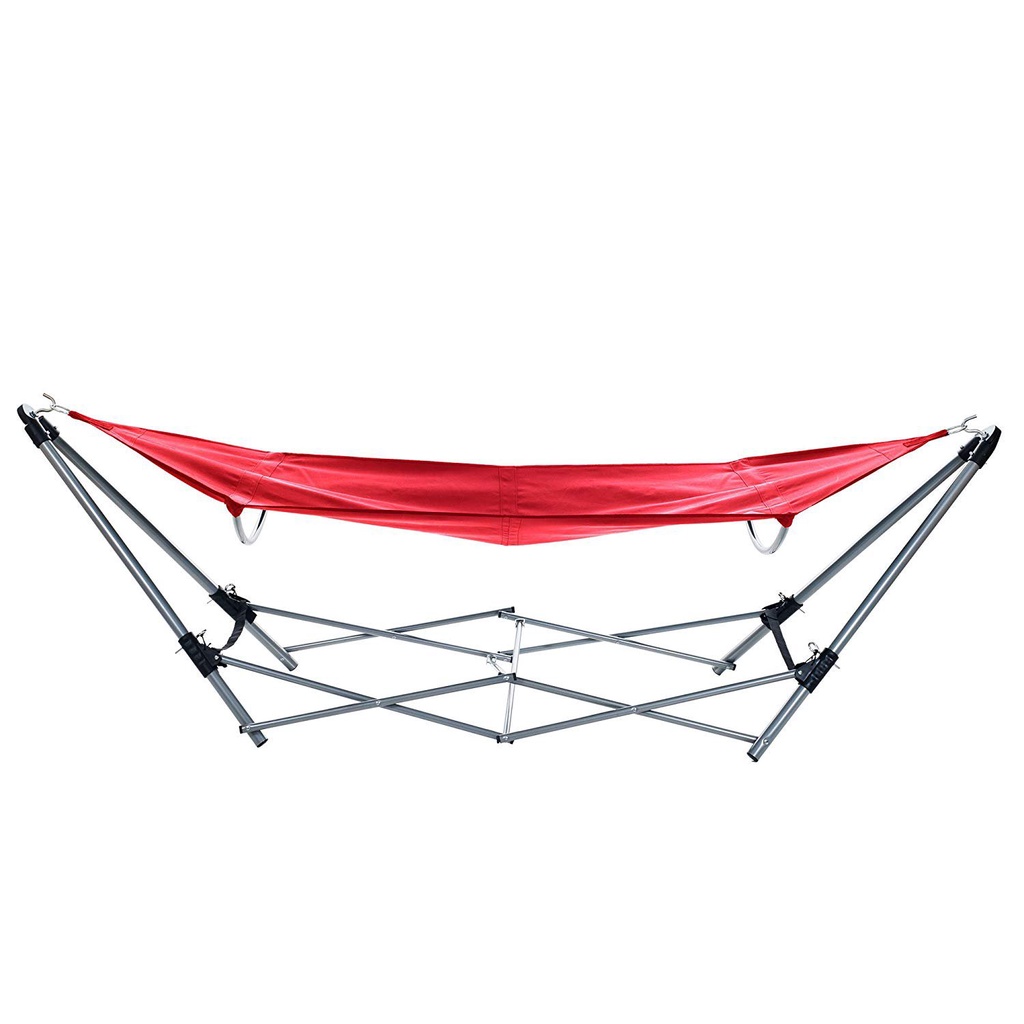 Folding Beach Hammock Portable Foldable Aluminum Folding Hammock Stand ...
